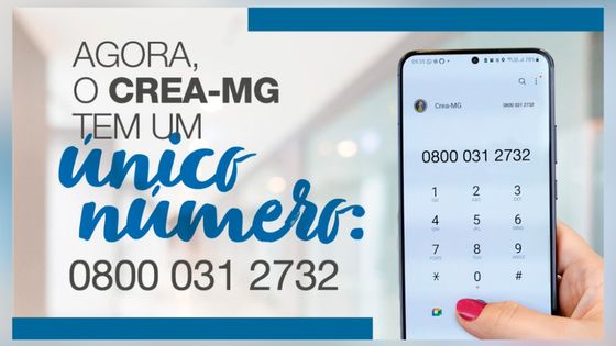 Crea-MG passa a ter um único número de atendimento em todo o estado