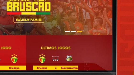 Brusque FC lança novo site oficial