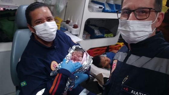 Equipe do SAMU auxilia no parto de uma criança em Santa Cruz das Palmeiras