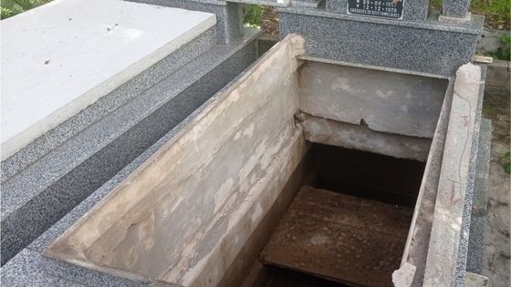 Bandidos são flagrados carregando tampa de túmulo no bairro Sarney