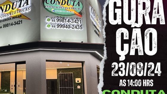 Conduta solar será inaugurada dia 23/08 em Cruzeiro do Oeste