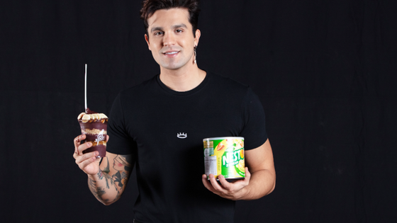 Luan Santana assina bowl da Oakberry em parceria com a Neston; prove agora