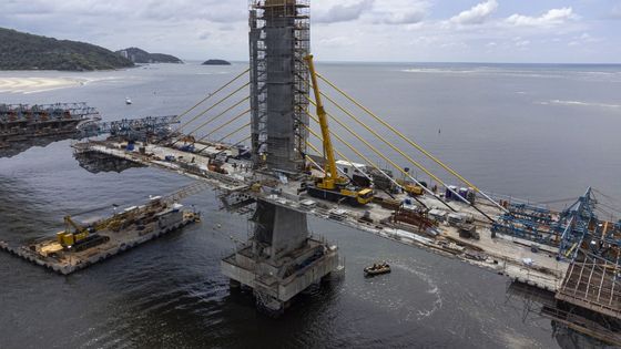 Ponte de Guaratuba atinge 85% de execução, mas custo da obra sobe 26%