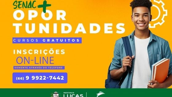 Lucas do Rio Verde abre vagas em cursos gratuitos com alta demanda no ...
