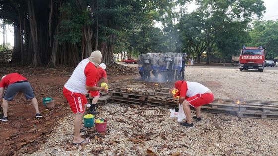 GCM realiza treinamento para controle de distúrbio civil