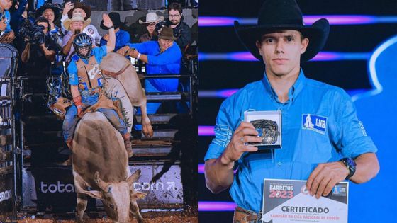 Peão campeão do rodeio de Barretos será recebido com festa em Congonhal