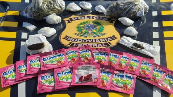 PRF alerta pais para a “balinha de maconha” que já circula pela Fernão Dias