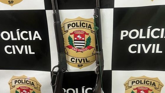 Polícia Civil apreende espingardas no Vale do Ribeira