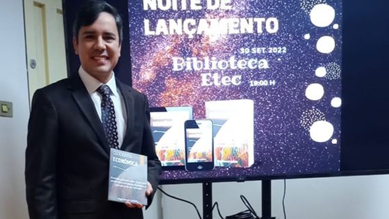 Professor da ETEC Dr. José Coury lança seu primeiro livro