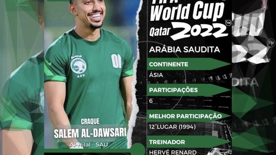 Conheça cada Seleção do Grupo C: Arábia Saudita