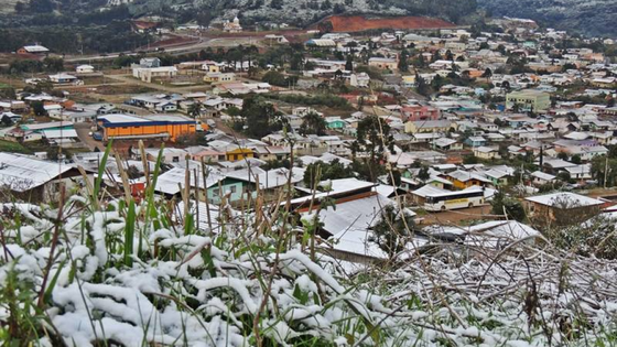 Frio ficará mais intenso; poderá nevar nas proximidades de General Carneiro