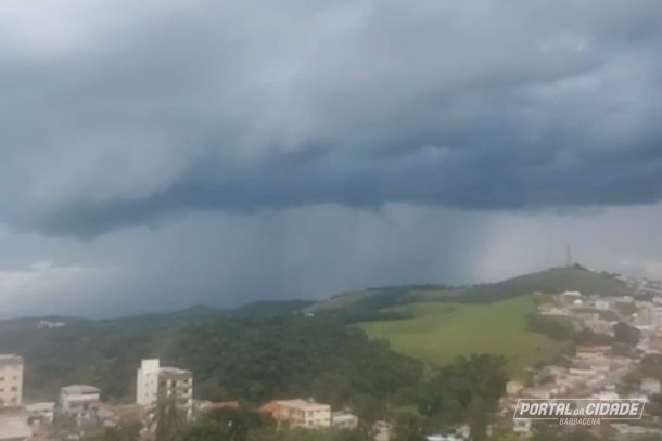 Defesa Civil emite alerta de tempestades em Barbacena até quarta-feira