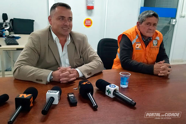 Morro da Cruz e enchentes pautam coletiva da prefeitura em Porto União