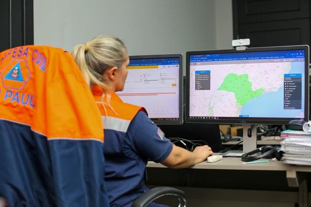 Defesa Civil alerta para ventos fortes em Bauru