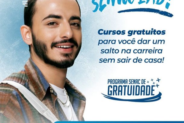 Senac Paraná disponibiliza mais de 3.500 vagas de cursos EAD gratuitos