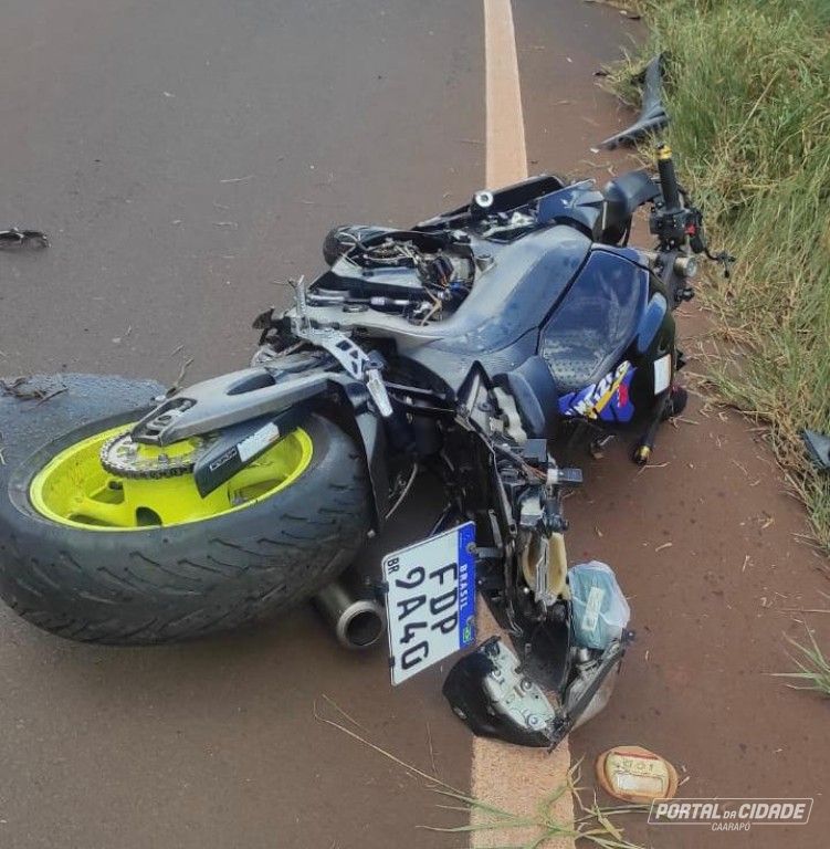 Jovem de Caarapó morre em acidente de moto na BR MS-156
