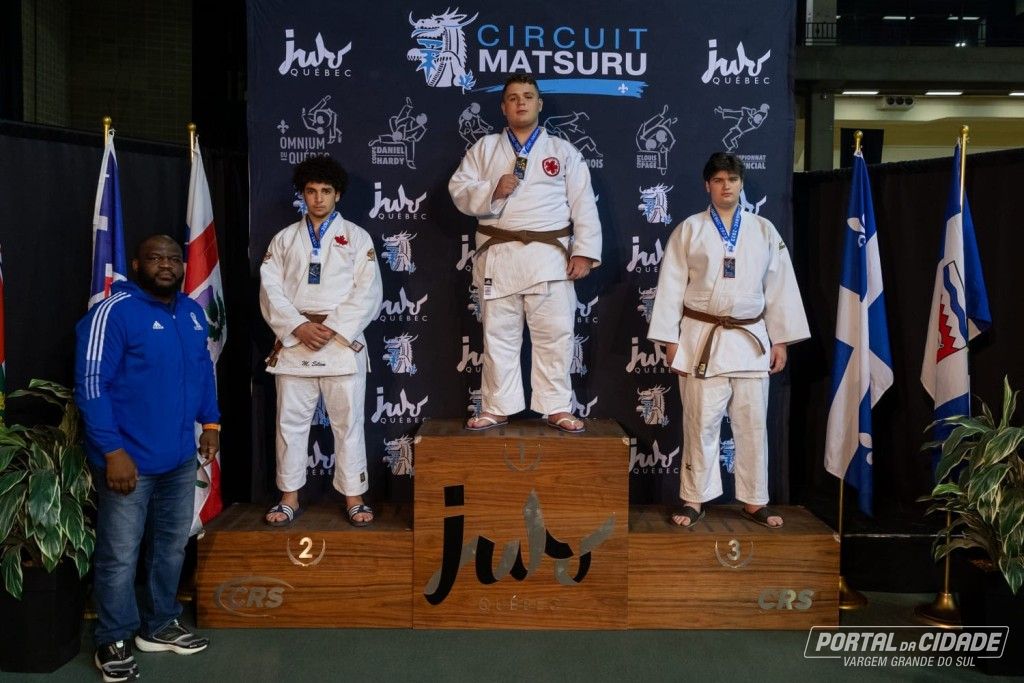 Atleta vargengrandense conquista medalha de ouro no Quebec Open