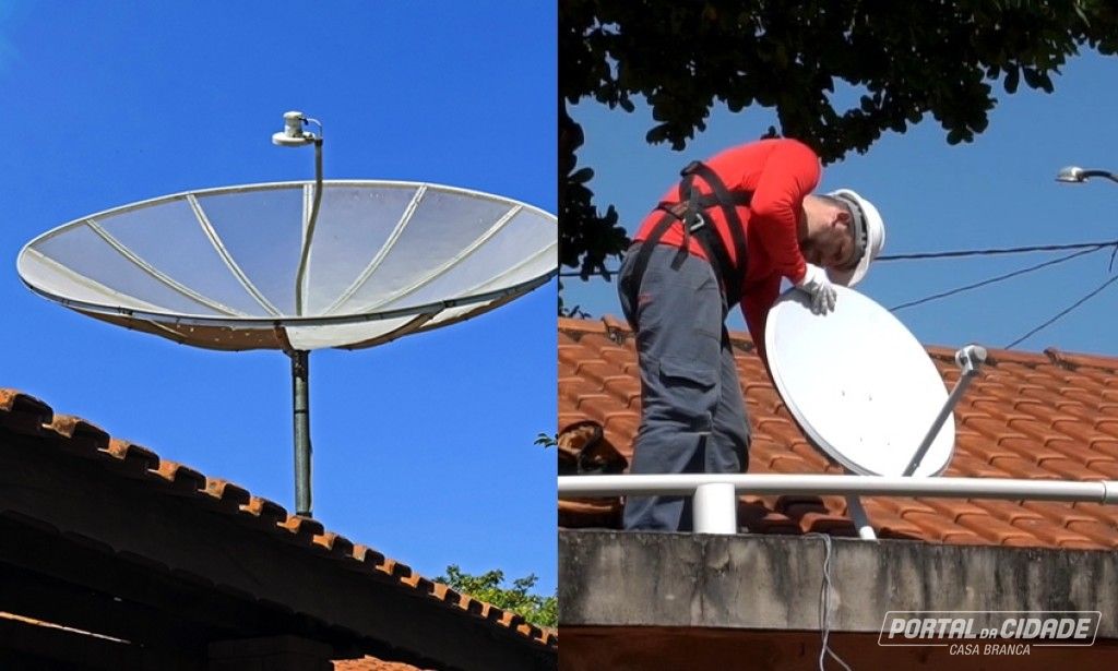 350 moradores de Casa Branca têm direito a nova antena parabólica digital