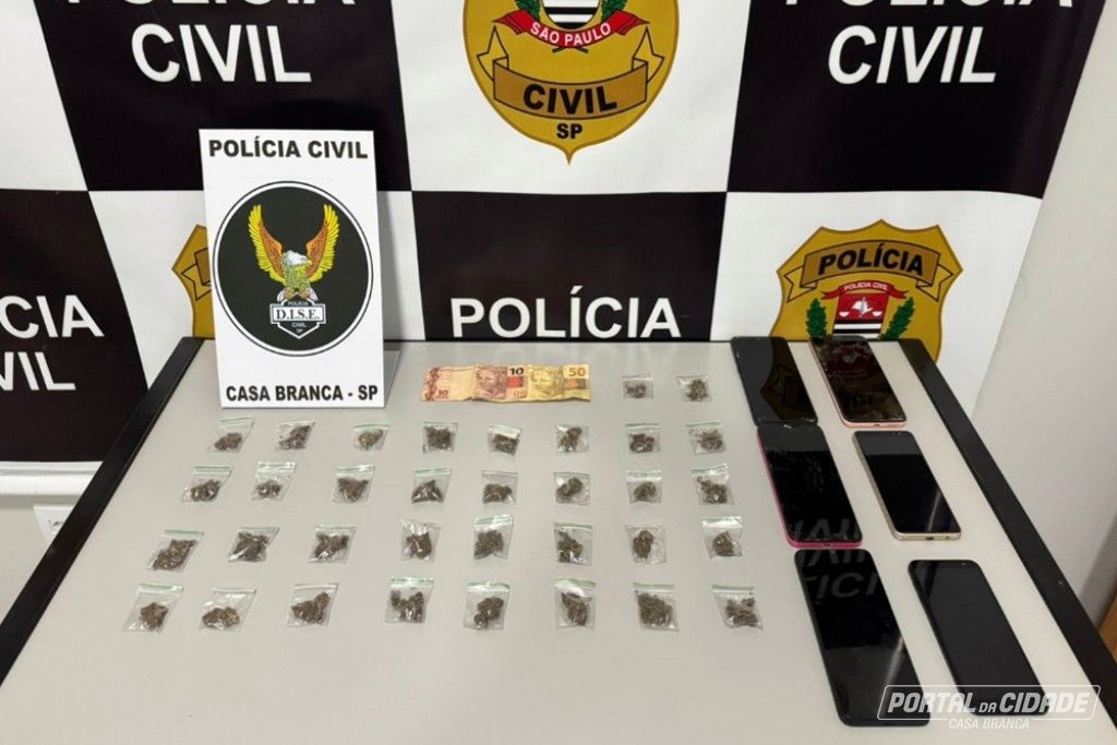 Polícia De Casa Branca Prende Homem Vendendo Drogas