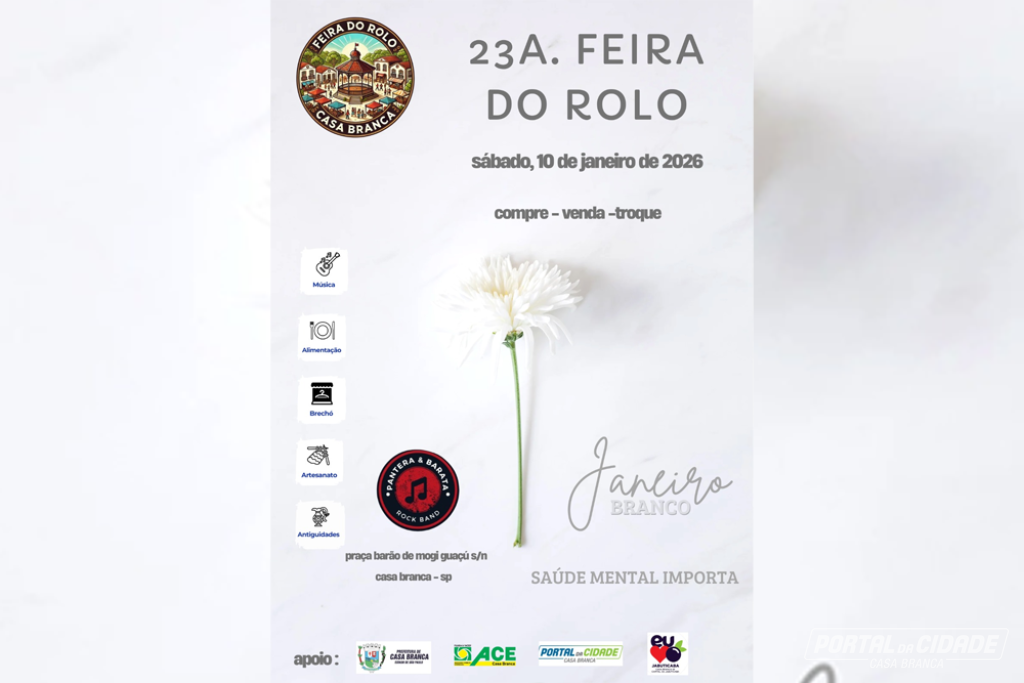 Primeira Feira do Rolo de 2026 será neste sábado na Praça da Matriz