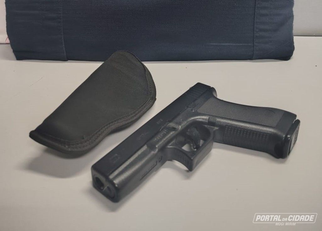 GCM apreende simulacro de arma de fogo durante discussão de trânsito