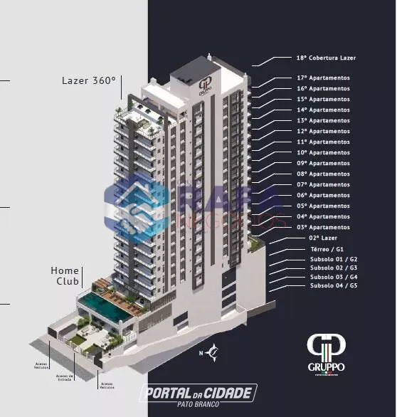Apartamento à venda - 115m² - Centro - Pato Branco - PR | Portal da Cidade