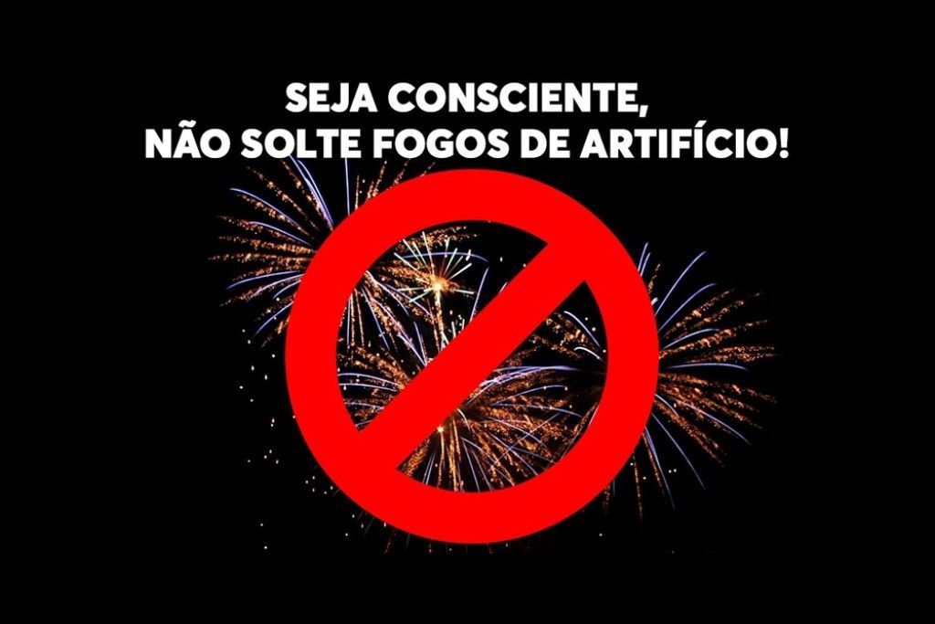 Prefeitura faz campanha para que população não solte fogos de artifício