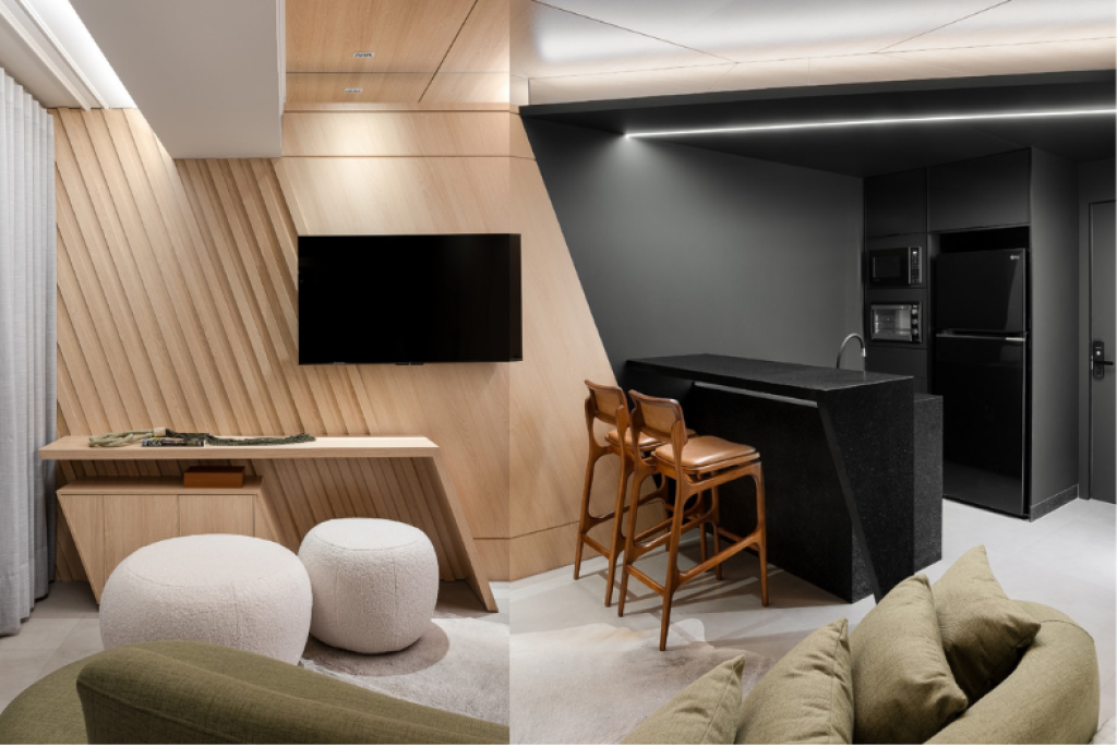 Apartamentos studio alto padrão: versatilidade em 33 m2