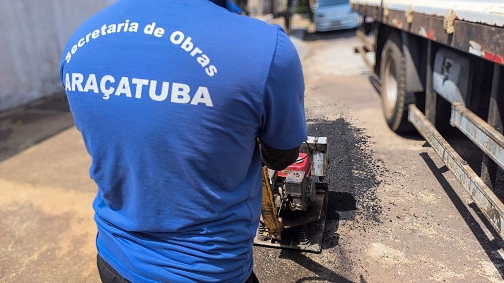 Sosp realiza recuperação de vias e limpeza em diversos pontos de Araçatuba