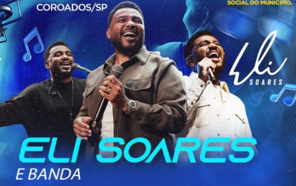 Coroados recebe Marcha Pra Jesus com show de Eli Soares no dia 29