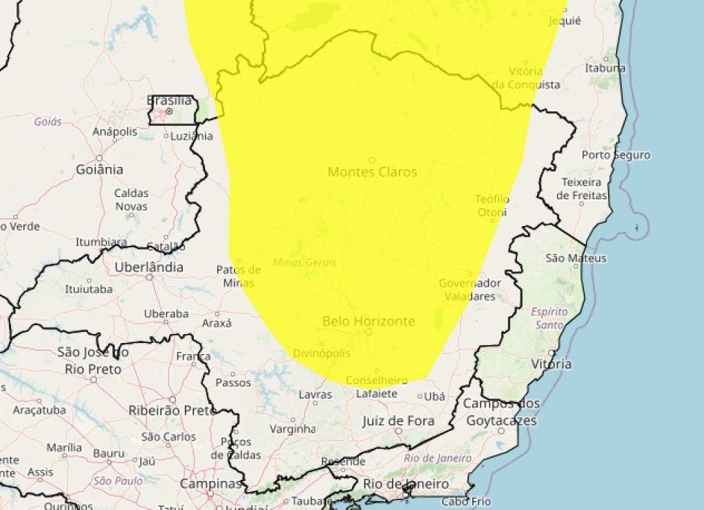 Brumadinho e região estão sob alerta de perigo potencial para baixa umidade