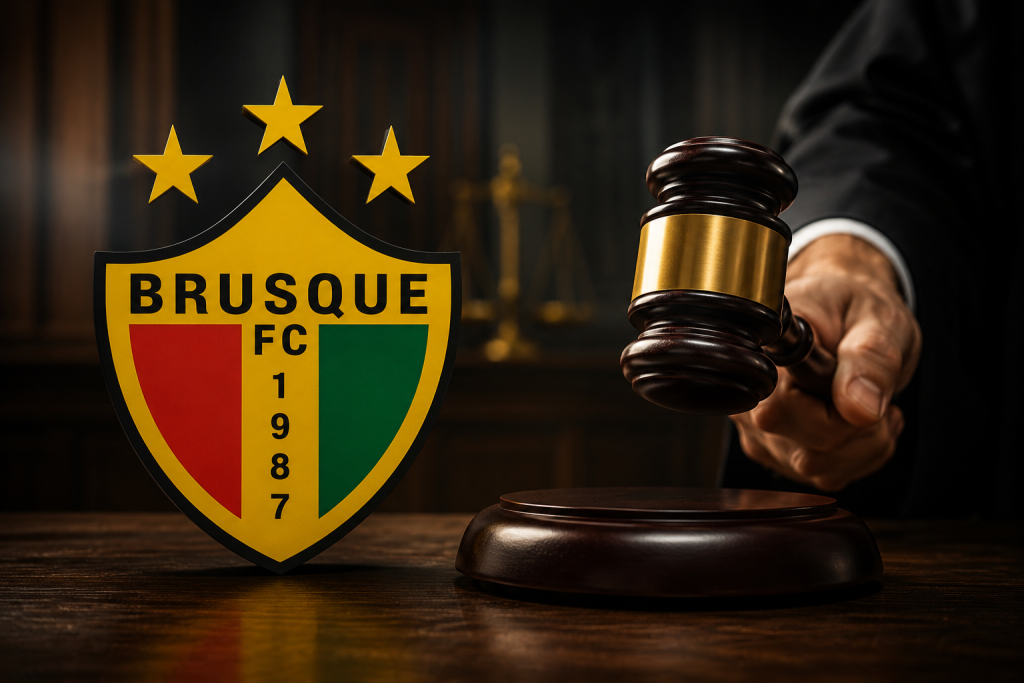 Brusque sofre transfer ban da CBF por processos envolvendo ex-jogadores