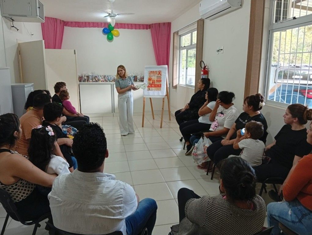 Famílias participam de dia de lazer e conscientização em Guabiruba