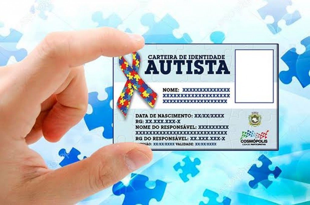 Carteira de identificação para autistas