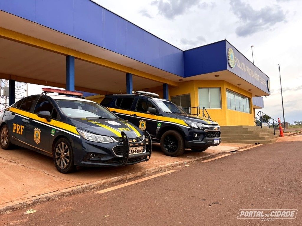 Homem é preso pela PRF ao ser flagrado dirigindo embriagado em Caarapó