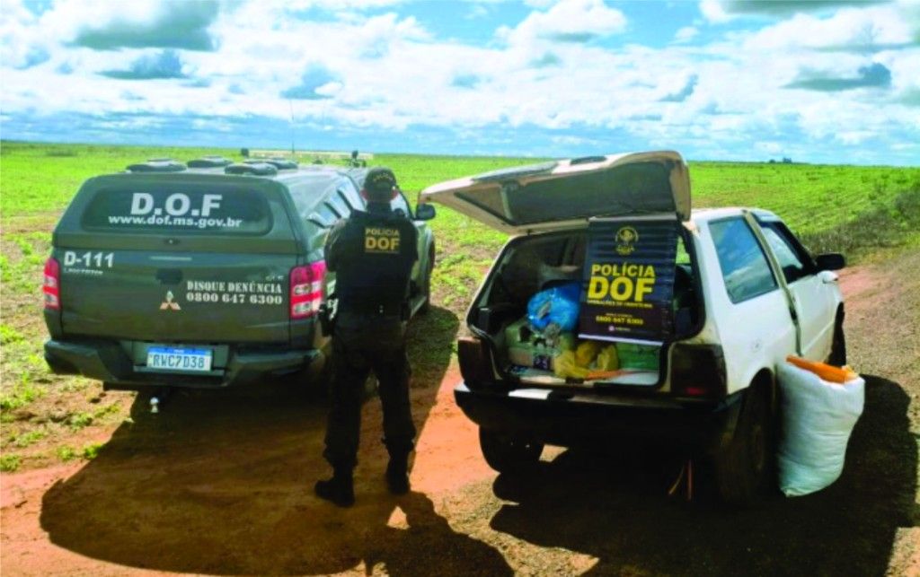 DOF apreende mais de 150 quilos de droga que seguiam para Naviraí