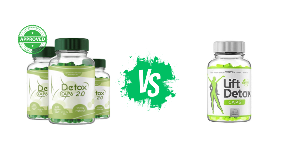 Detox Caps 2.0 vs Lift Detox: Qual o melhor para desintoxicar e emagrecer?