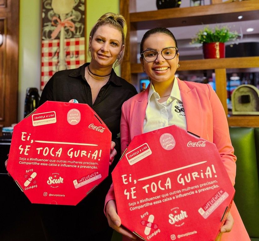 Scur Pizzaria integra ações de apoio ao Outubro Rosa e Novembro Azul em ...