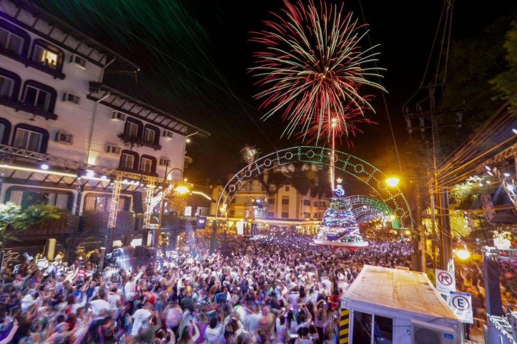 Município de Gramado registra mais 30 mil pessoas na noite da virada