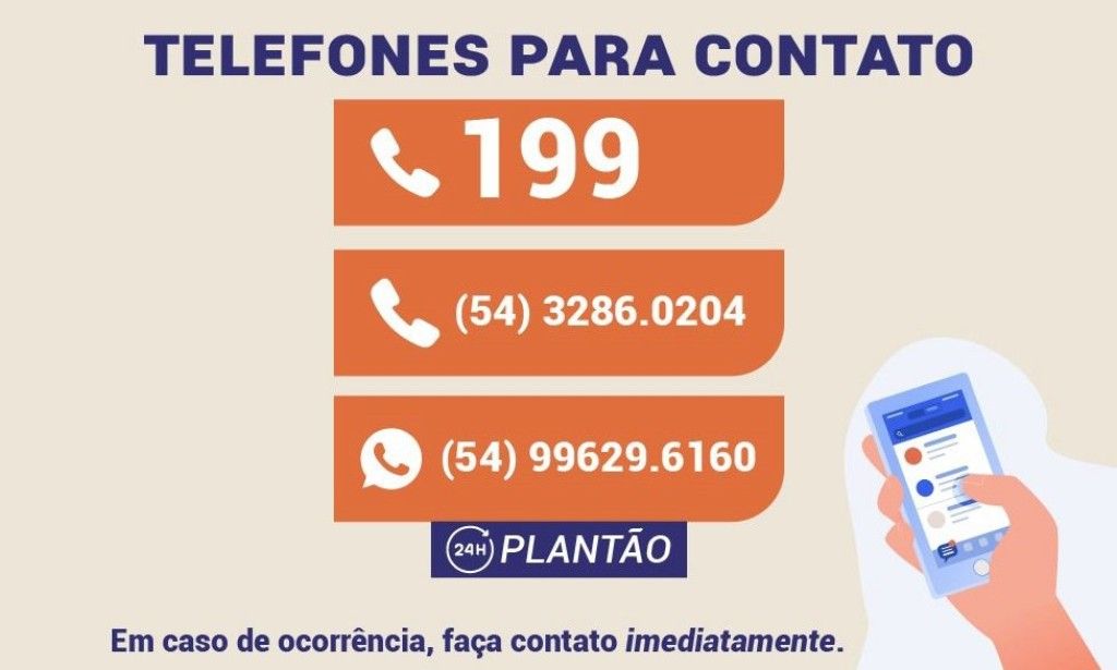 Defesa Civil de Gramado passa a contar com telefone 199 para emergências
