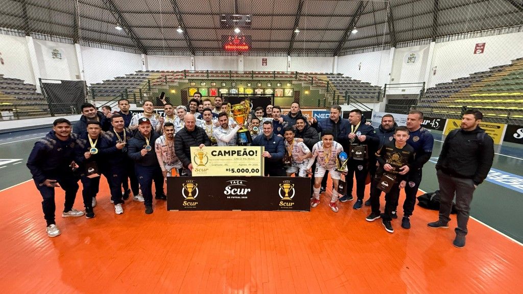 União Parobé Futsal conquista o título da Taça Scur 2025 em Gramado