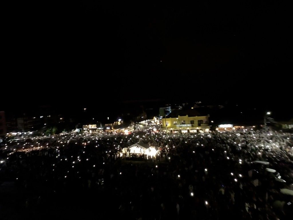 Queima de fogos de 17 minutos marcou a chegada de 2024 em Canela