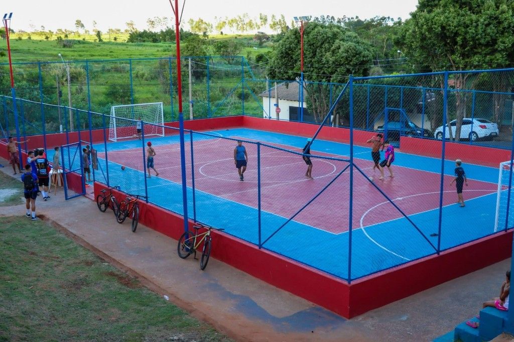 Quadra esportiva "João Raimundo dos Santos" foi reinaugurada