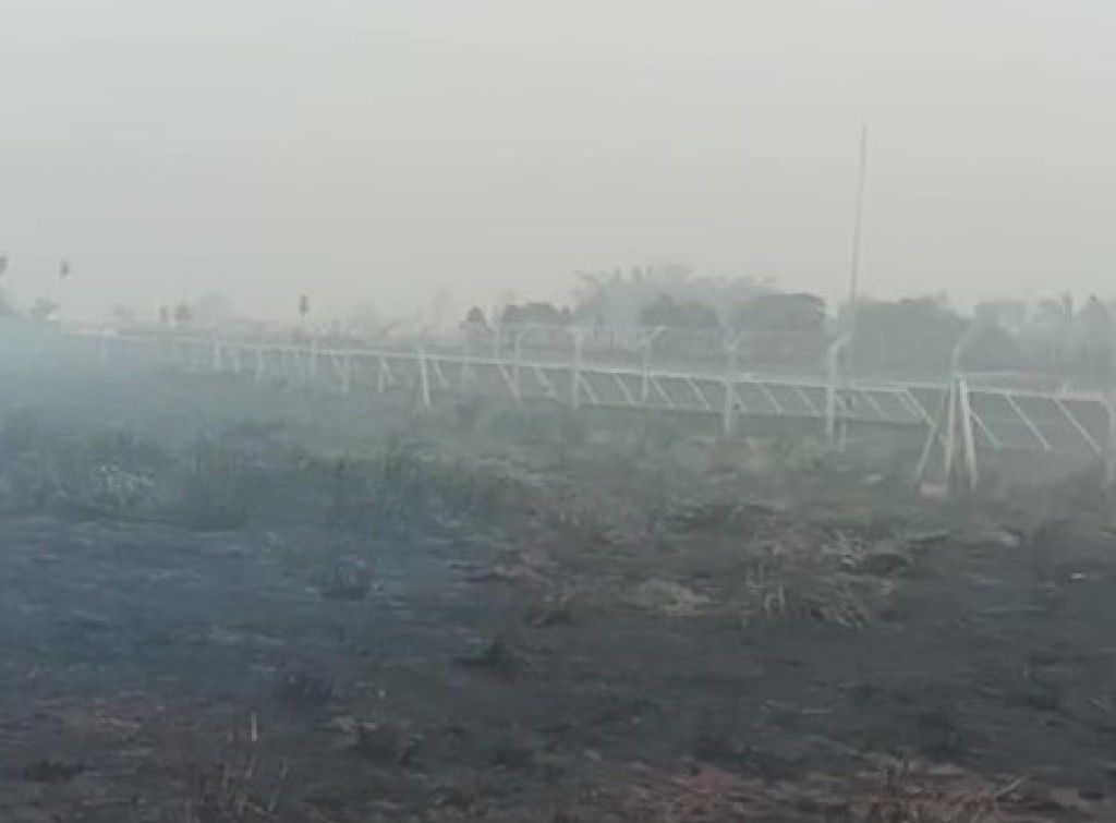 Incêndio ambiental quase atinge usina fotovoltaica na PR-478 em Loanda