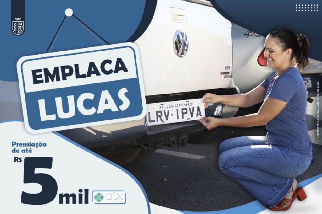 Secretaria de Segurança Pública lança campanha Emplaca Lucas