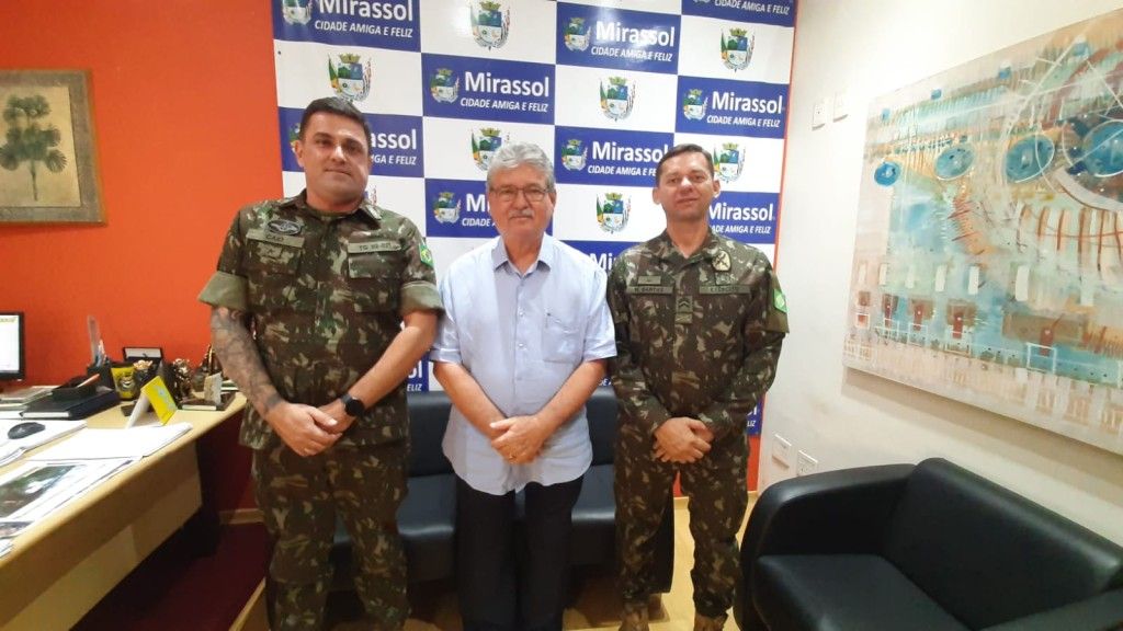 Mirassol recepciona o novo Chefe de Instrução do Tiro de Guerra