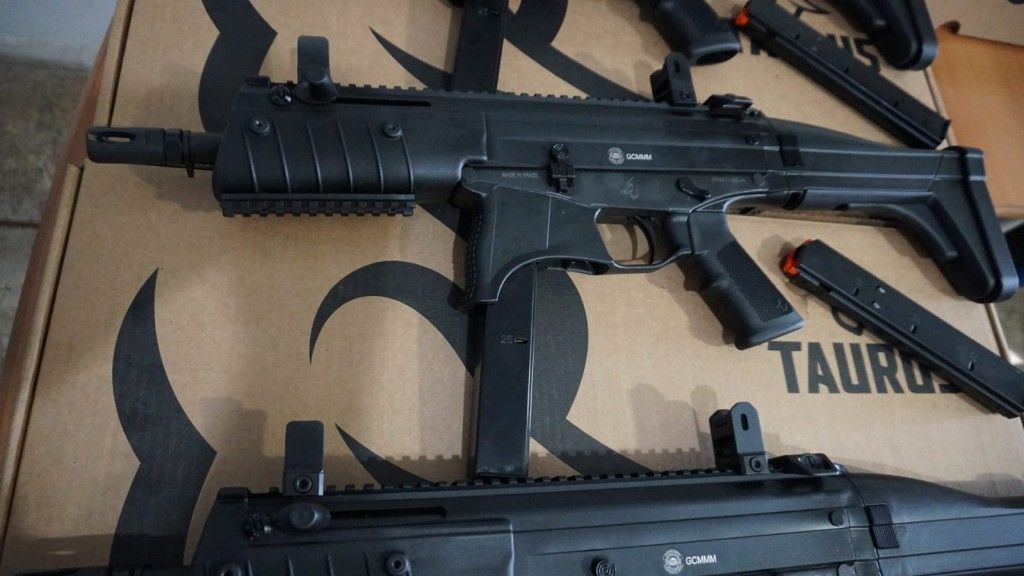 GCM recebe seis carabinas Taurus CTT .40