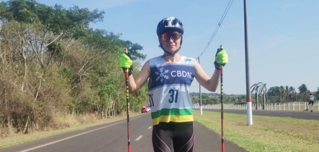 Mirlene Picin é quinta colocada no Campeonato Sulamericano de Rollerski