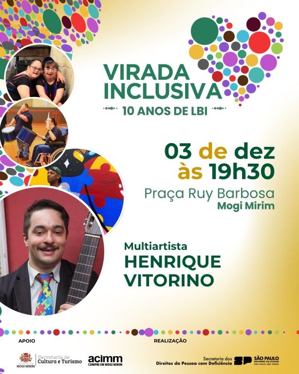 Virada Inclusiva traz show especial e celebra 10 anos da LBI em Mogi Mirim