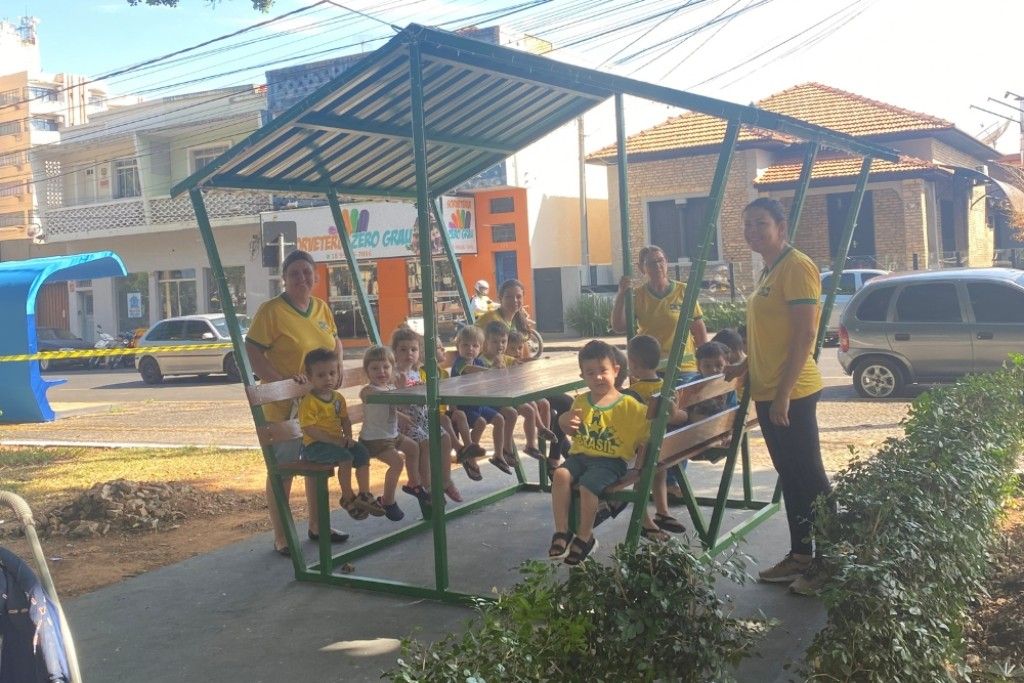 DAEP cria projeto de mobiliário urbano para recreação nas praças da cidade